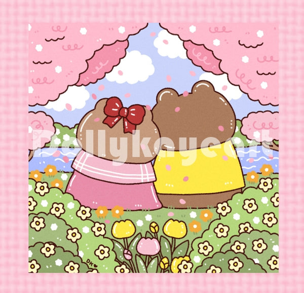 Spring with You Art Print – Dolly Kaye Shop